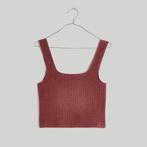 Madewell | Tops | Nwt Madewell Purple Popcorn Tank | Poshmark
